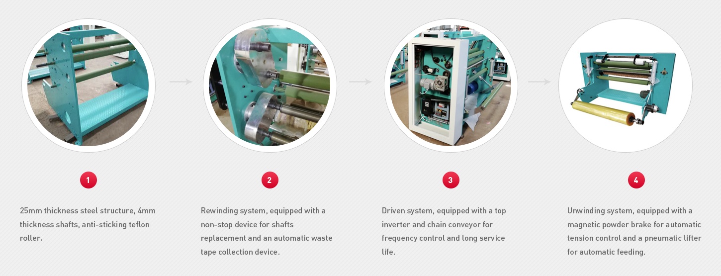 LD-1300A BOPP tape slitting rewinding machine - LIDA